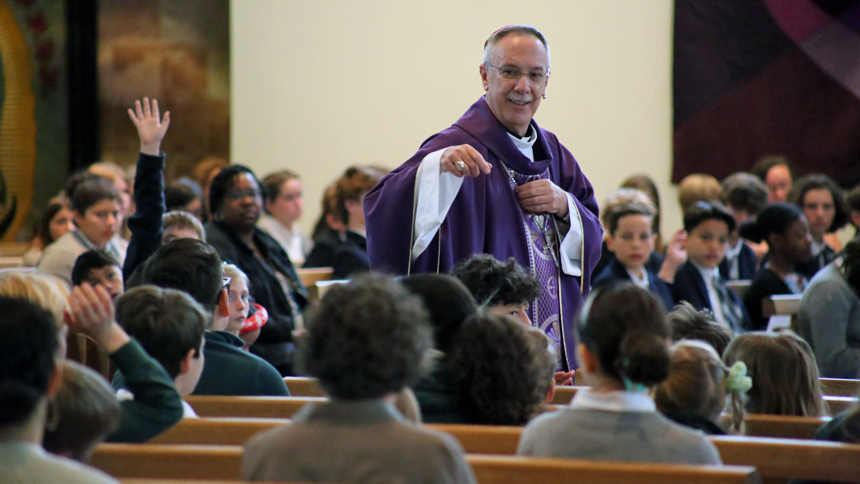 Bishop Zarama visits St. Thomas More School for multicultural Mass and ...