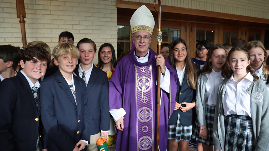 Bishop Zarama visits St. Thomas More School for multicultural Mass and ...