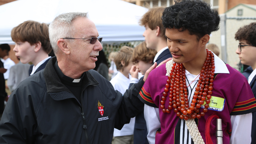 Bishop Zarama visits St. Thomas More School for multicultural Mass and ...