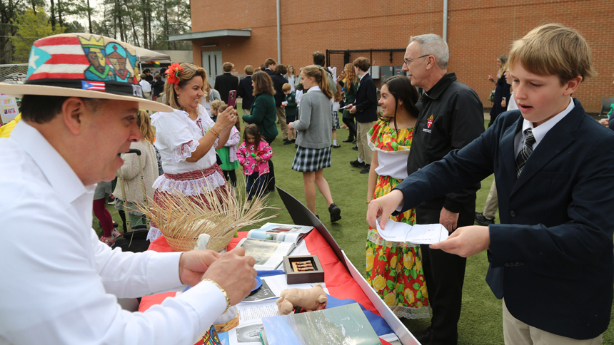 Bishop Zarama visits St. Thomas More School for multicultural Mass and ...